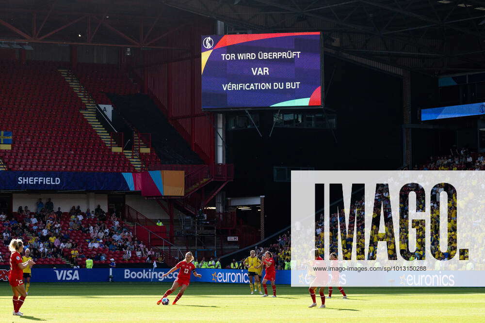 220713 Disallowed goal after a VAR review during the UEFA Women s Euro 2022 group stage match