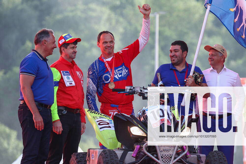 MOSCOW, RUSSIA - : Driver Alexander Maksimov of the Chyr Mari team, the ...