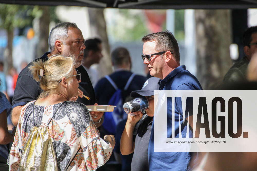 Christian Beetz in Carl Benz Stadium at the season opening SV Waldhof ...
