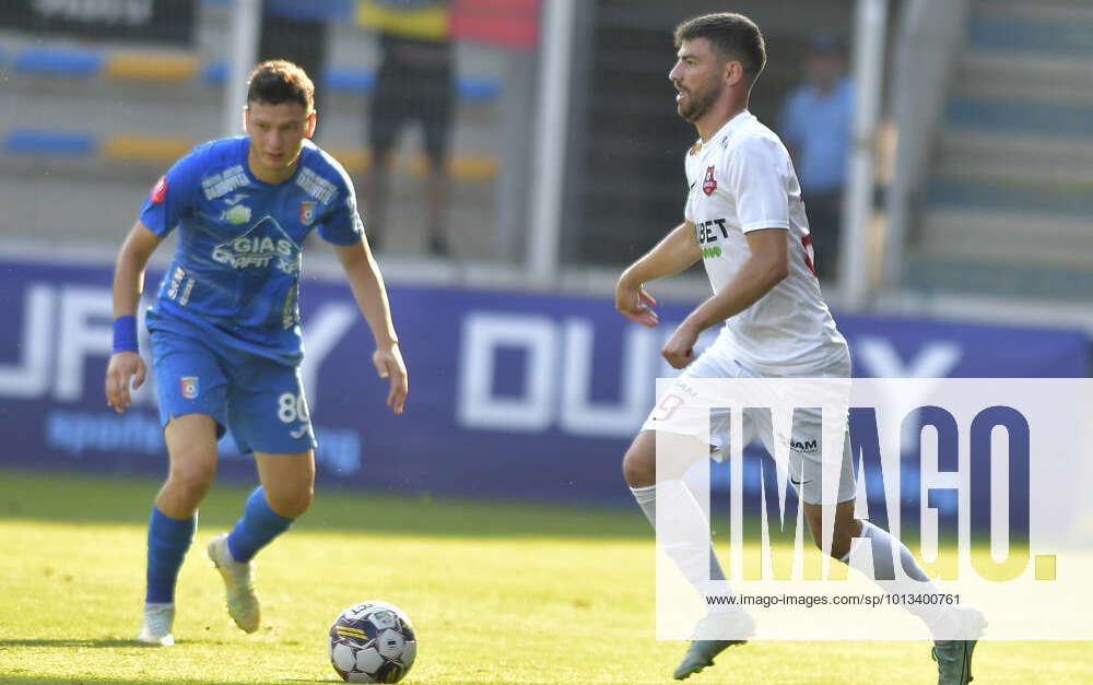 Denis Constantin Dumitrascu and Ciprian Ionut Biceanu in the football ...