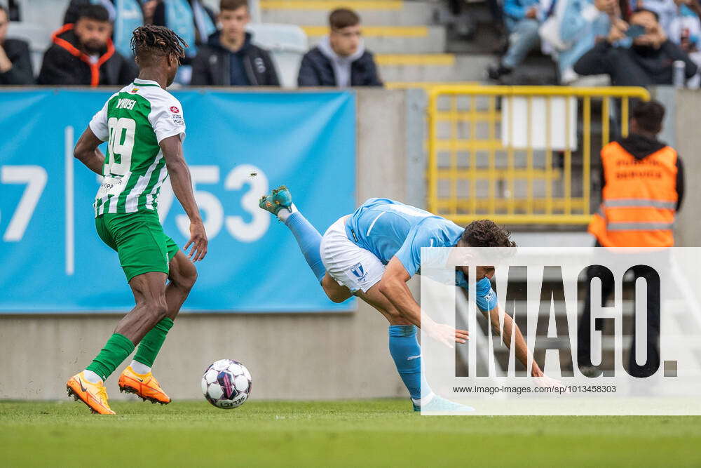 220727 Kehinde Mathias Oyewusi of Zalgiris Vilnius and Moustafa Zeidan ...