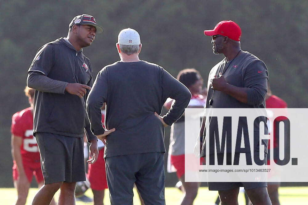 TAMPA, FL - JUL 27: Tampa Bay Buccaneers offensive coordinator Byron ...