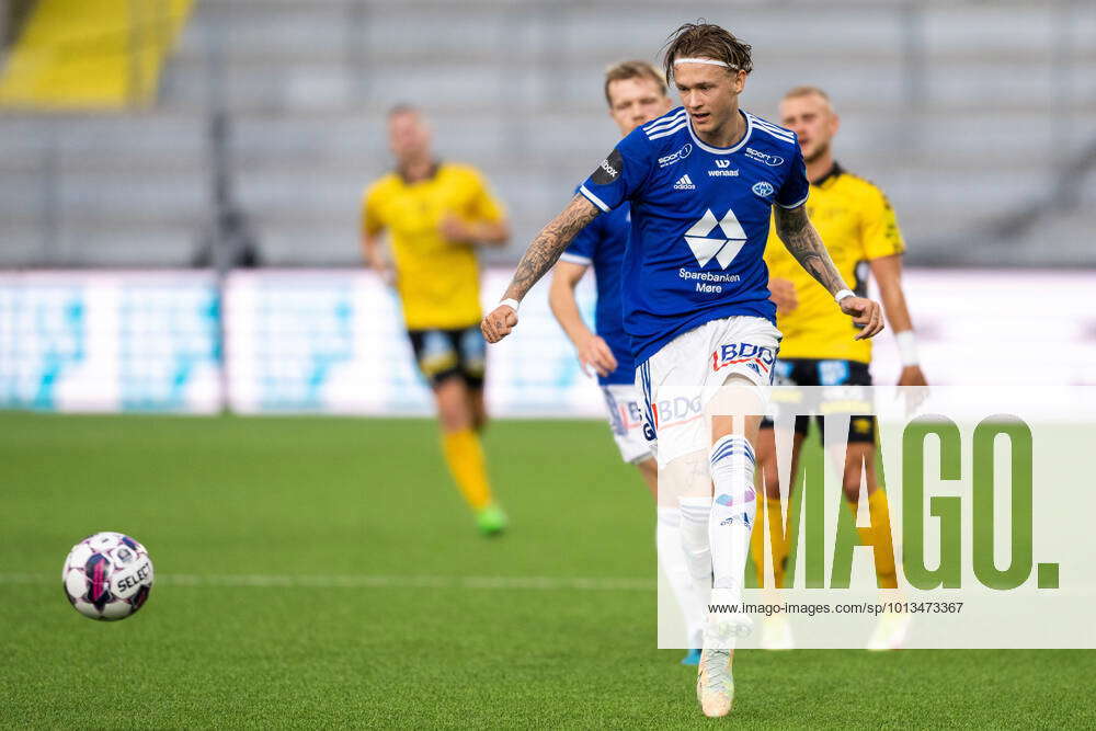 220728 Birk Risa of Molde during the UEFA Conference League between ...