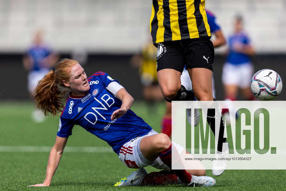 220730 Valerenga Stine Ballisager Pedersen during the soccer match in ...