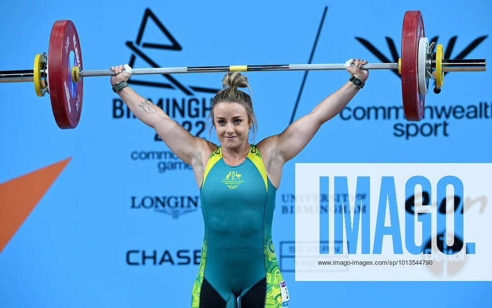 COM22 WEIGHTLIFTING FINALS, Brenna Kean of Australia during the Womens ...