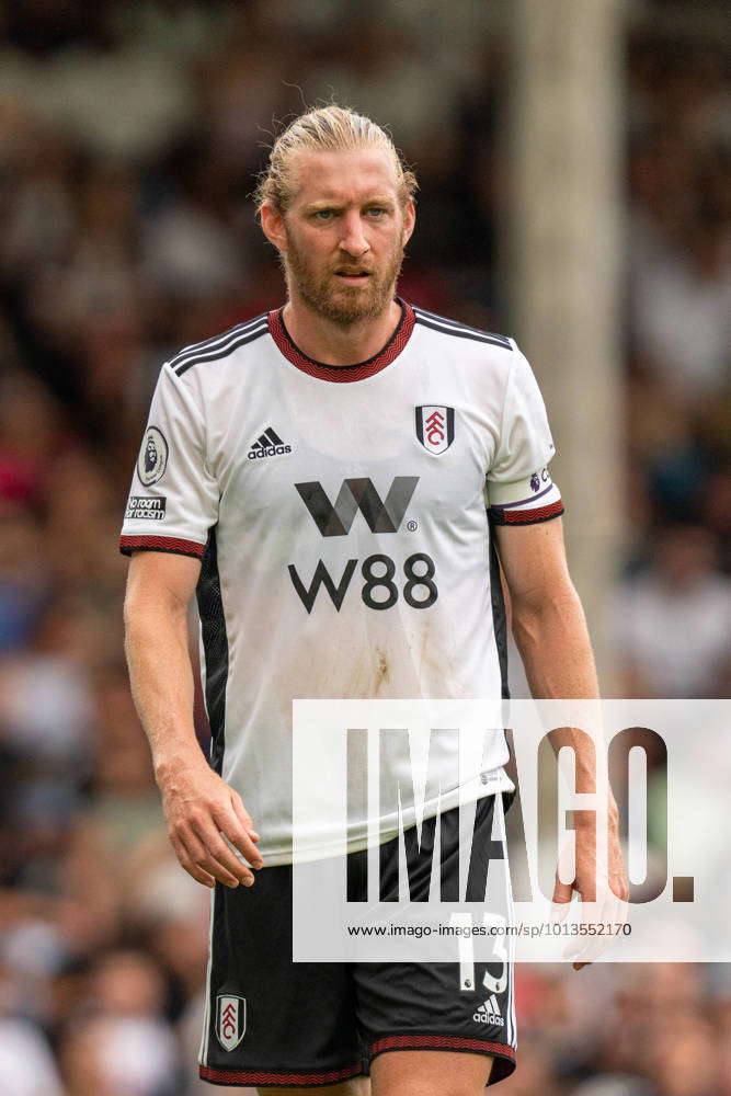 Fulham v Villarreal CF Pre-Season Friendly 31 07 2022. Fulham defender ...