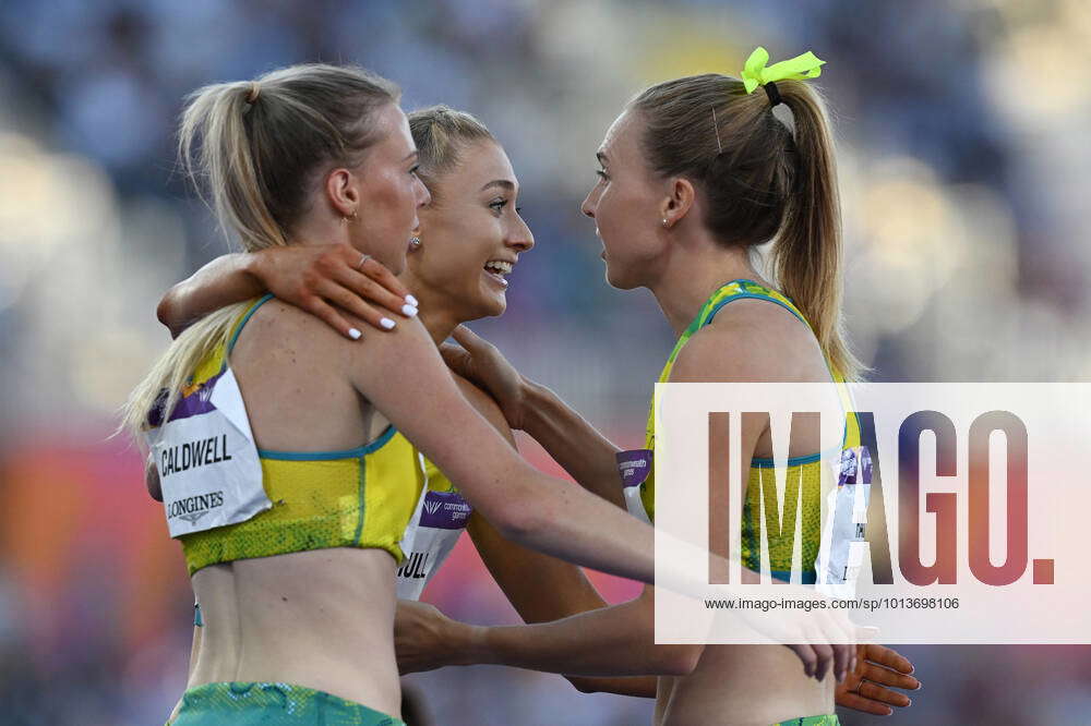 COM22 ATHLETICS FINALS, Australian competitors Abbey Caldwell, Jessica ...