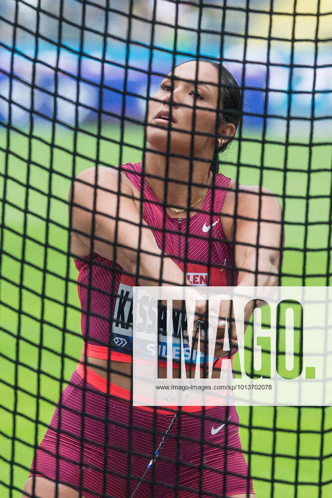 Wanda Diamond League Janee Kassanavoid (USA) during the Kamila ...