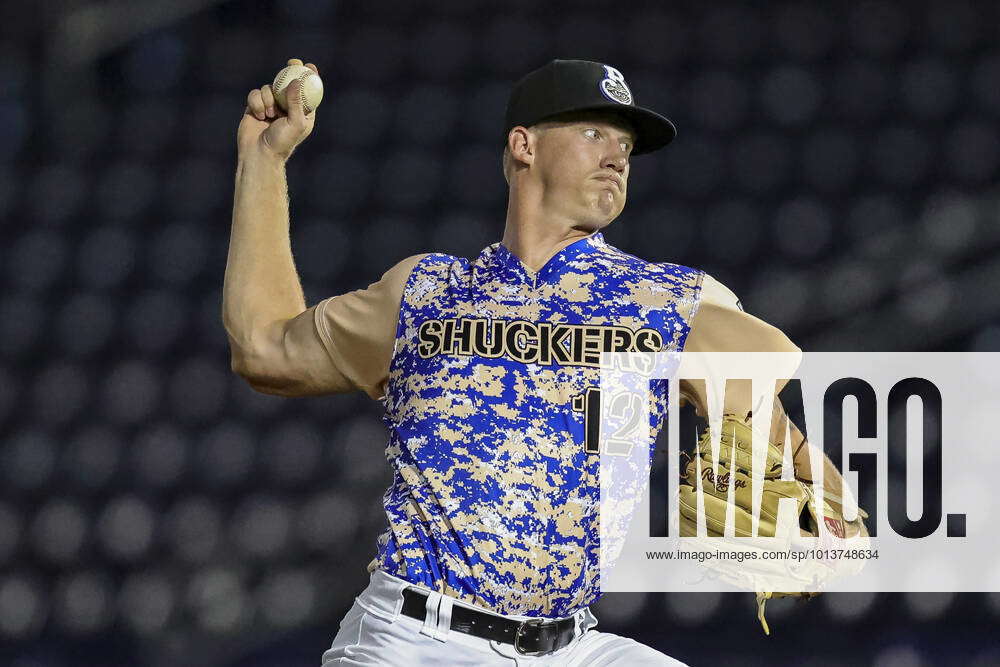 : Biloxi Shuckers pitcher Nash Walters during an MLB, Baseball Herren ...
