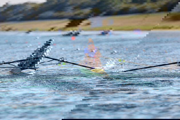 Lena Osterkamp, Marie Catherine Arnold GER, Women s Pair Repechage Rowing Two , European