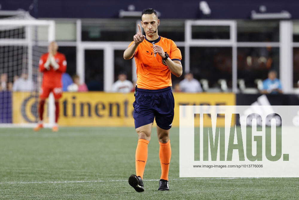 FOXBOROUGH, MA - JULY 30: Referee Ismir Pekmic during a match between ...