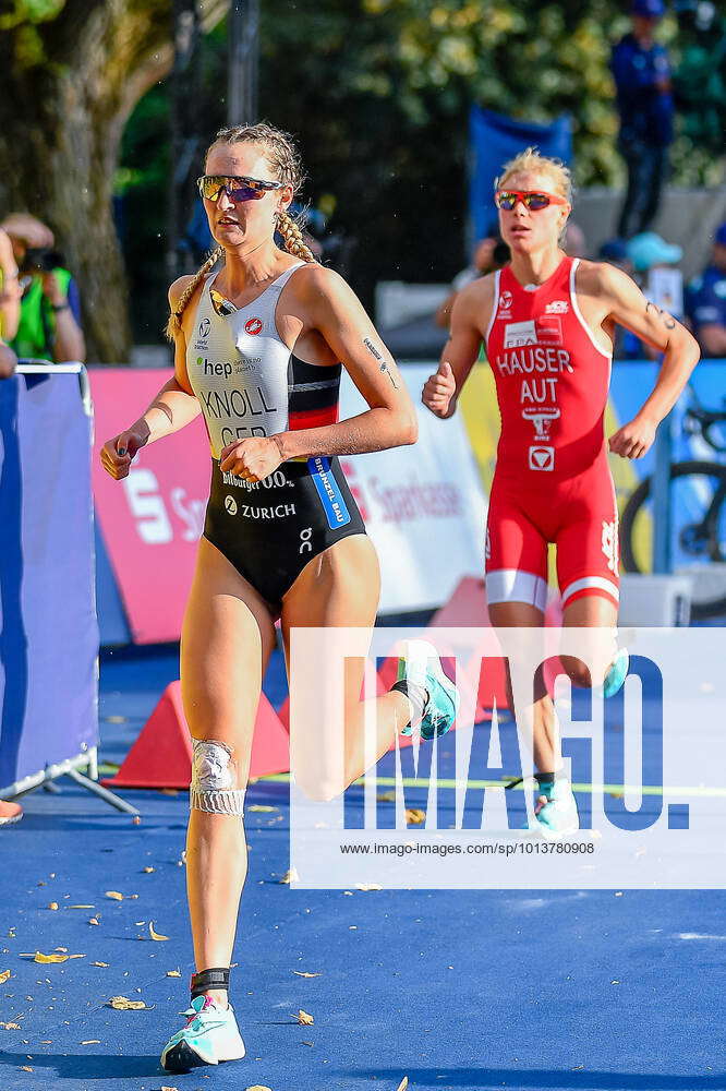 KNOLL Anabel GER at the running discipline GER, Triathlon Elite Woman ...