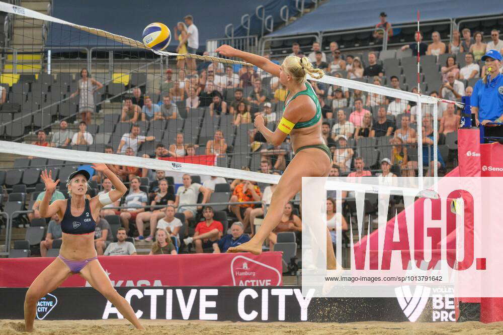 Volleyball World Beach Pro Tour Elite 16, Hamburg, 13 08 2022 Raisa Schoon NED Volleyball World