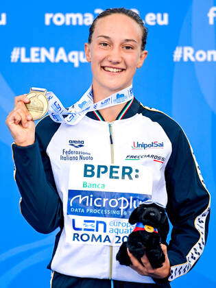 COSETTI Elisa ITA ITALY Bronze Medal Women 20m High Diving Roma, 19 8 ...