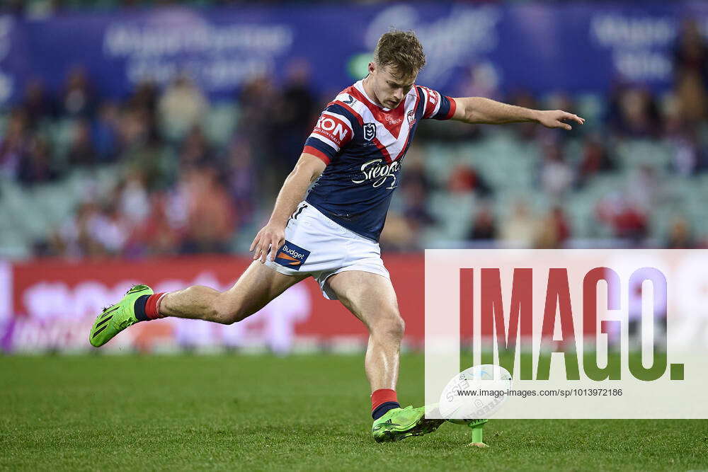 NRL ROOSTERS TIGERS, Sam Walker of the Roosters converts a try during ...