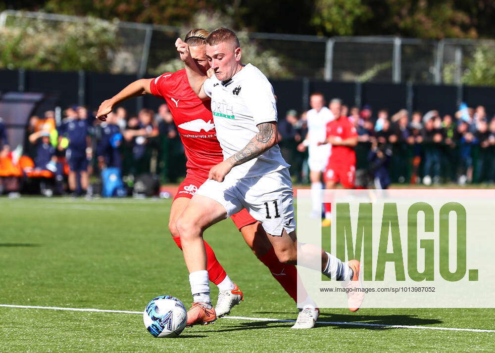 FC Edinburgh v Falkirk Scottish League One Sean Mackie of Falkirk and ...