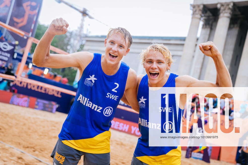 EC2022 Beach Volleyball 220820 In this handout photo from EC2022 ...