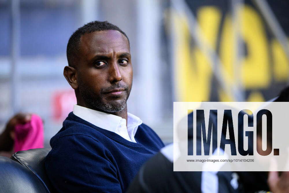 Henok Goitom, head coach of AIK during the UEFA Conference League ...