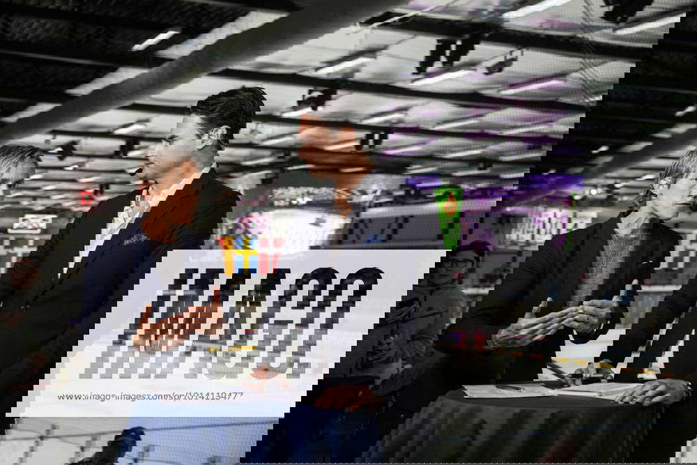 220825 Maria Rooth and Dusan Umicevic of Swedish broadcaster SVT during ...