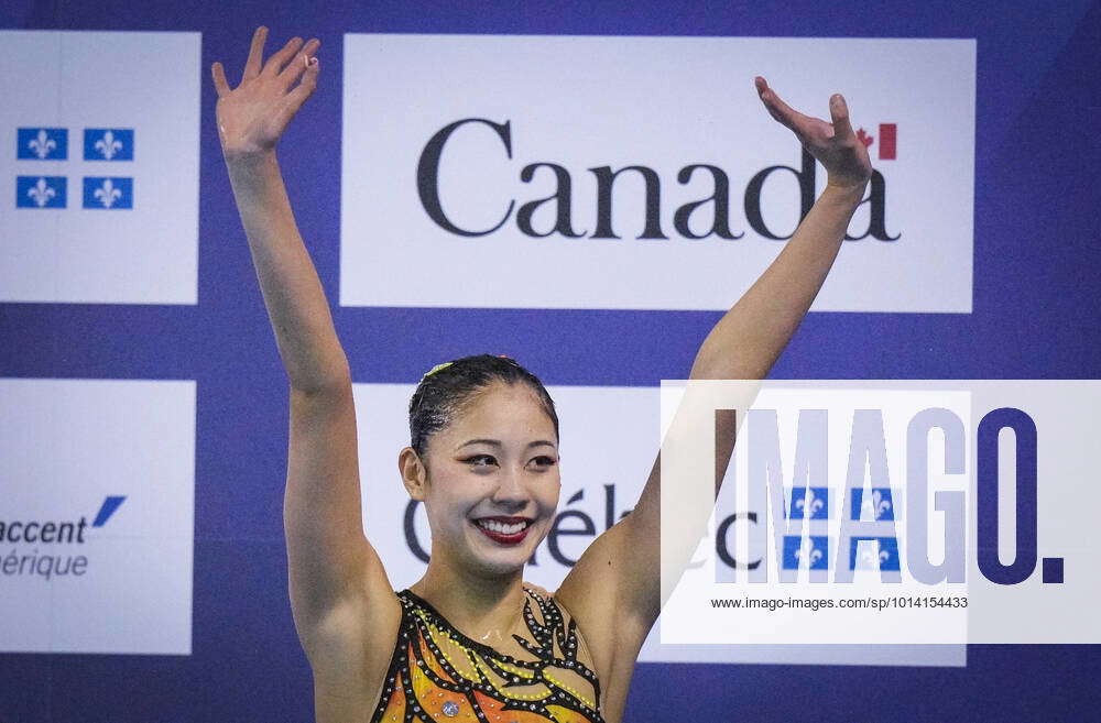 Moe Higa of Japan reacts after the solo free program at the World ...