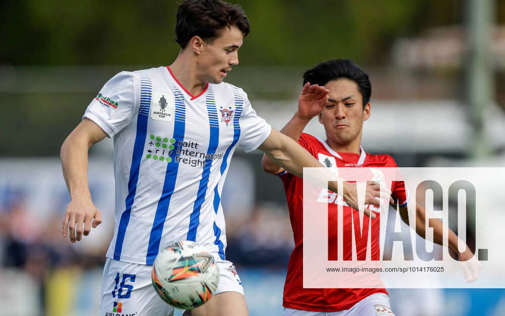 SOCCER POWER SYDNEY UNITED, Oliver Plusnin of Peninsula Power FC and ...