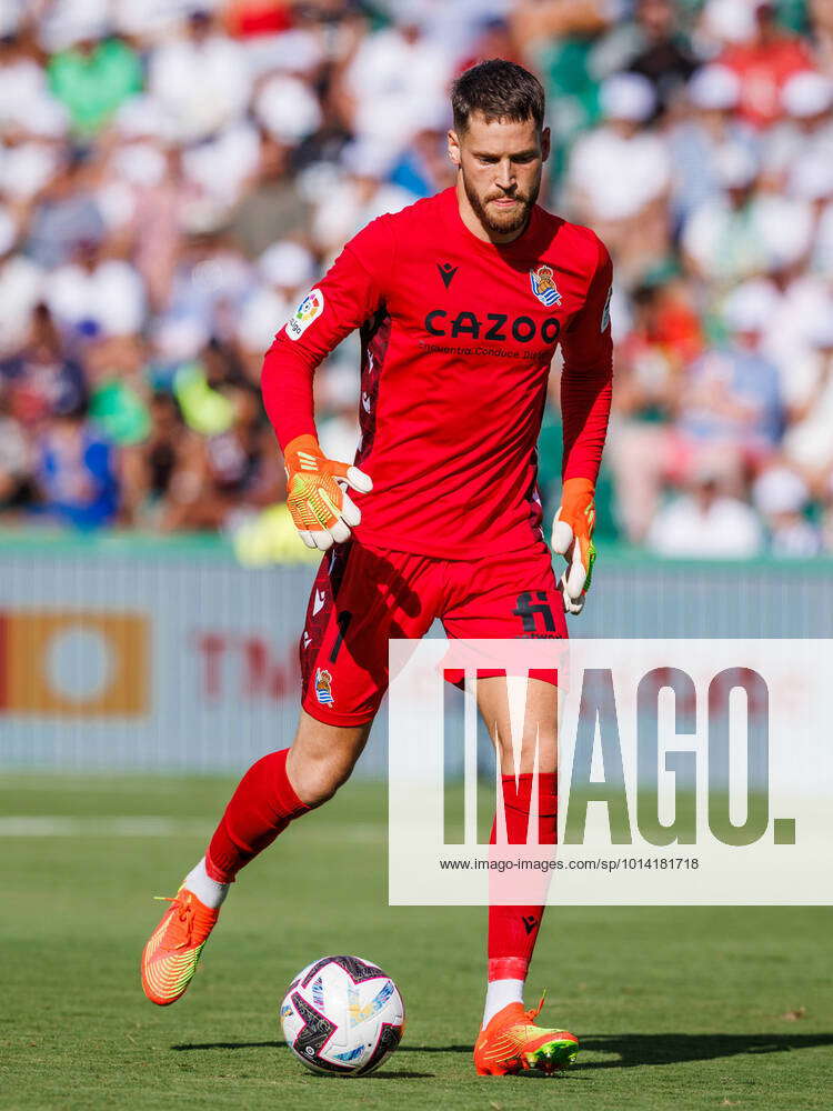 August 27, 2022, Elche, Spain: Alex Remiro of Real Sociedad during the ...