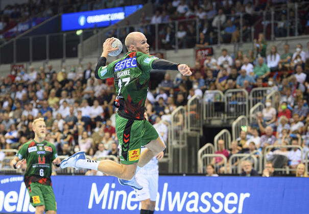 Tim HORNKE MD Action, Handball Super Cup 2022, SC Magdeburg MD THW Kiel ...