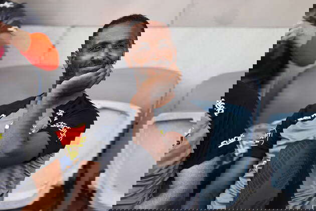 NORRKÖPING 20220821 AIKs acting head coach Henok Goitom during s match ...