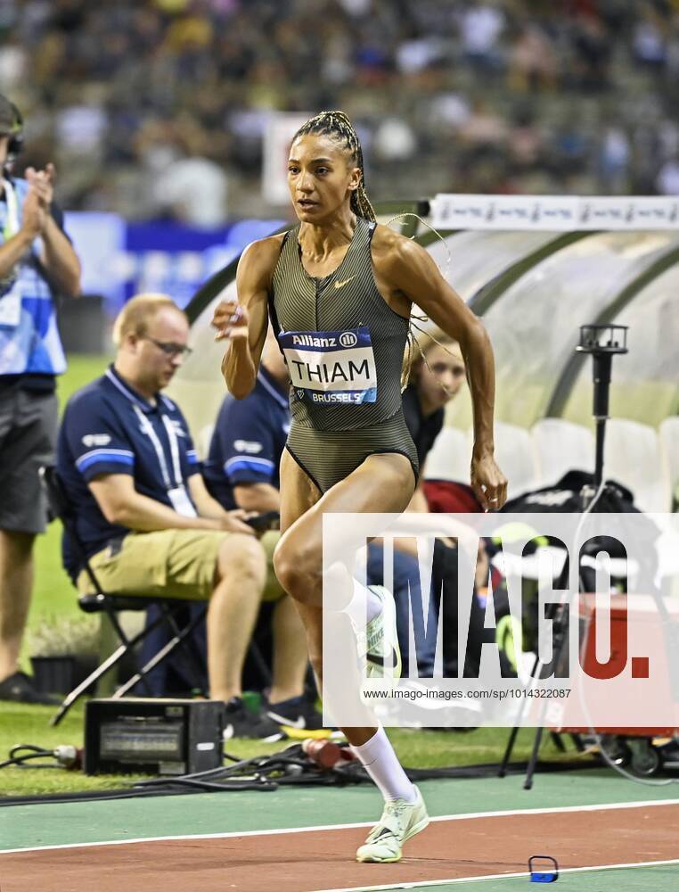 BRUSSELS, BELGIUM - SEPTEMBER 02 : Nafissatou Thiam Long jump during ...
