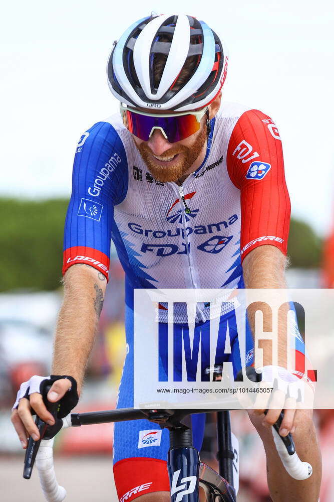 French Quentin Pacher of Groupama-FDJ pictured in action during stage ...