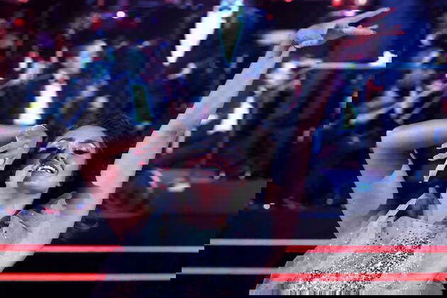 MOSCOW, RUSSIA – : Rhythmic gymnast Yulia Sinitsyna performs at a gala concert given by the Russian