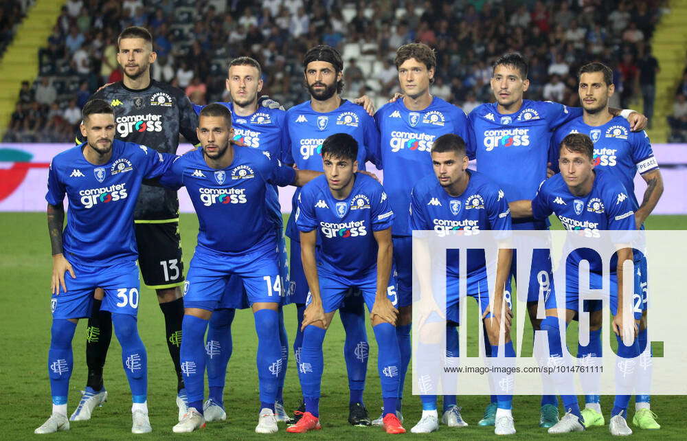 EMPOLI, ITALY - SEPTEMBER 12: team group, Mannschaftsbild, Totale of ...