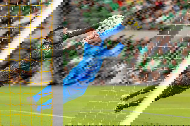 AUSTIN, TX - SEPTEMBER 14: Austin FC goalkeeper Brad Stuver (1) watches ...