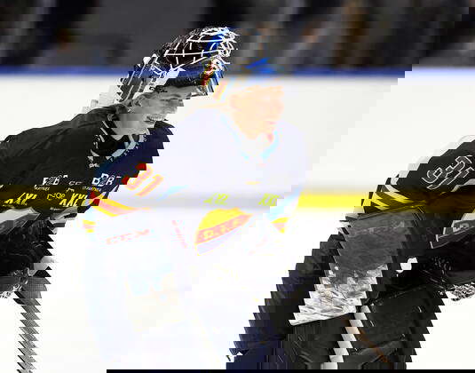 STOCKHOLM 220916 Djurgardens goalkeeper Ida Boman celebrates the ...