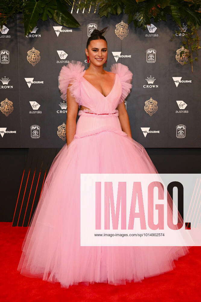 AFL BROWNLOW MEDAL, Indiana Putra, partner of Jeremy Cameron of Geelong ...