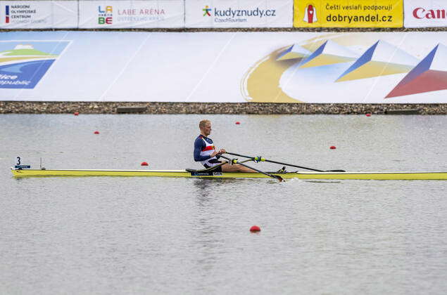 Oliver Zeidler of Germany competing during Day 4 of the 2022 World ...