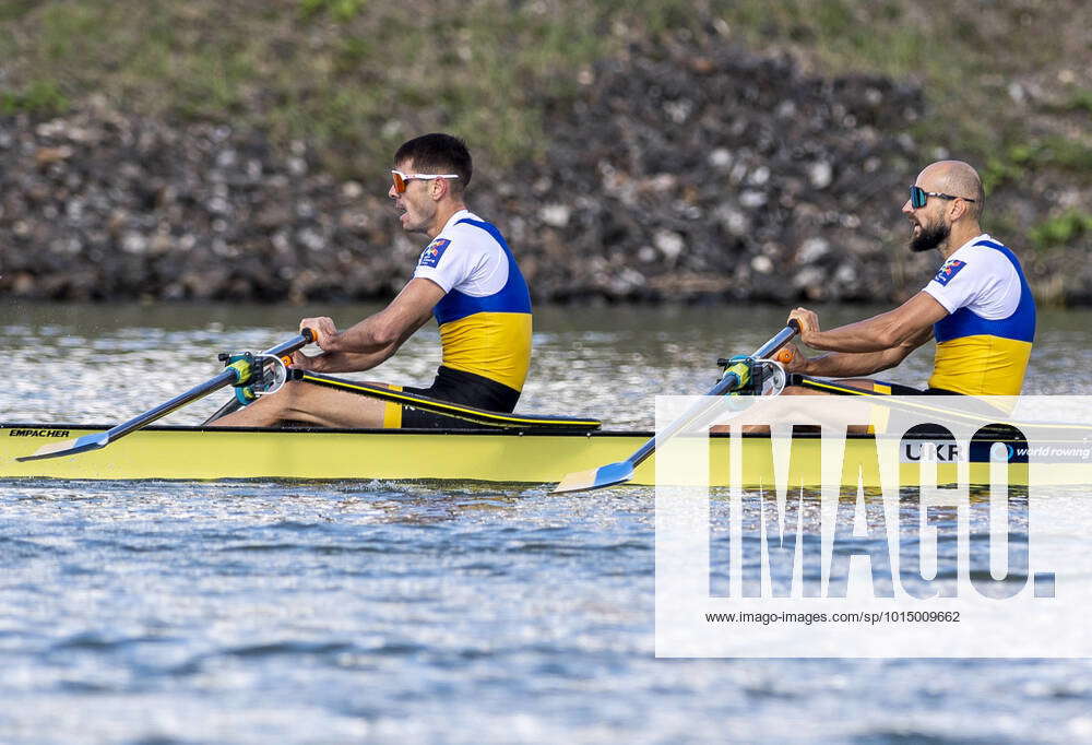 Stanislav Kovalov, Igor Khmara of Ukraine competing during Day 5 of the ...