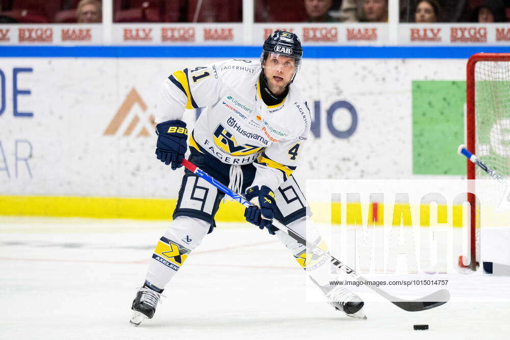 220922 HV71s Chad Billins during the SHL ice hockey match between Malmö Redhawks and HV71 on