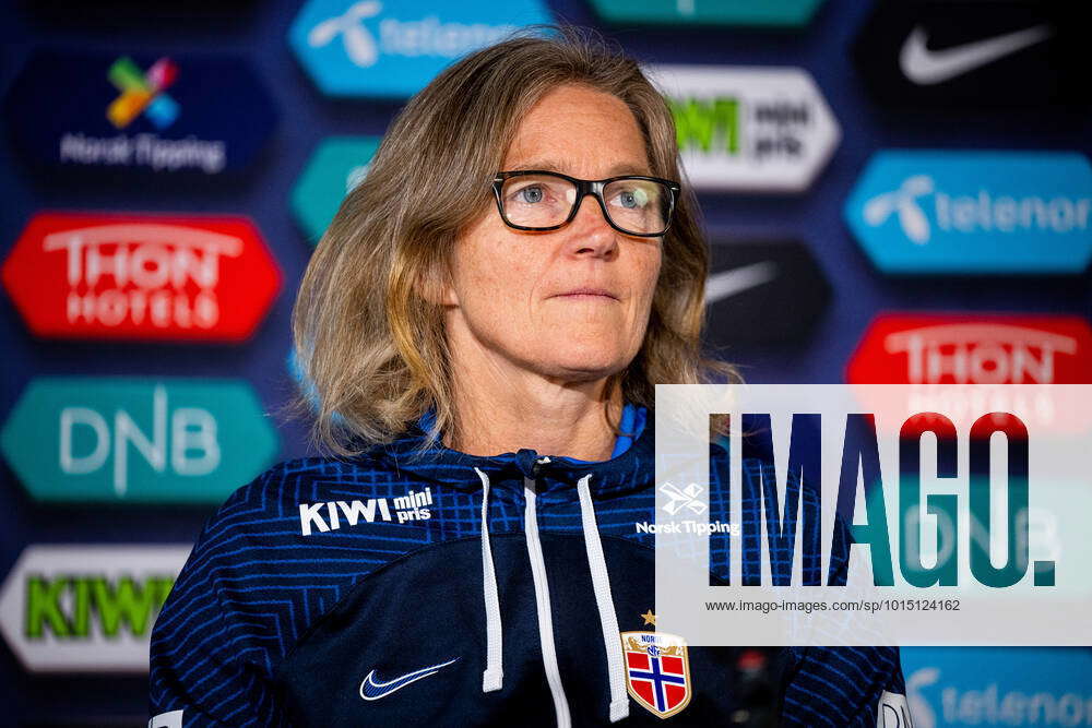 220926 Hege Riise, head coach of the Norwegian womens national football ...