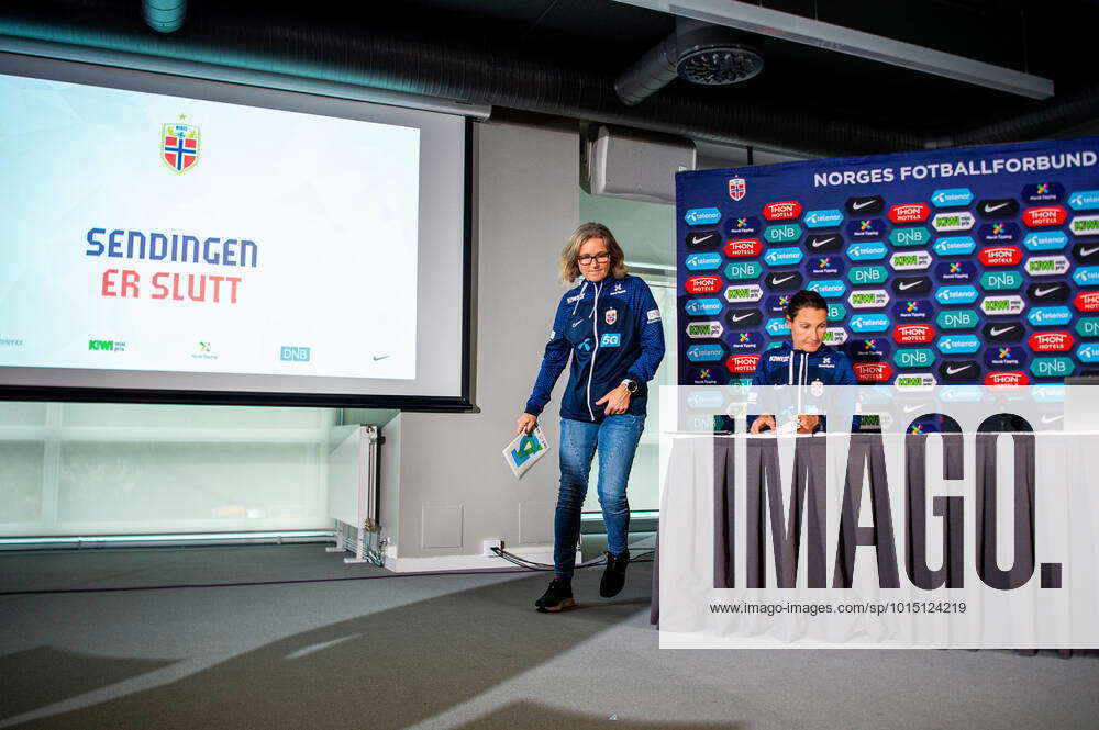 220926 Hege Riise, head coach of the Norwegian womens national football ...