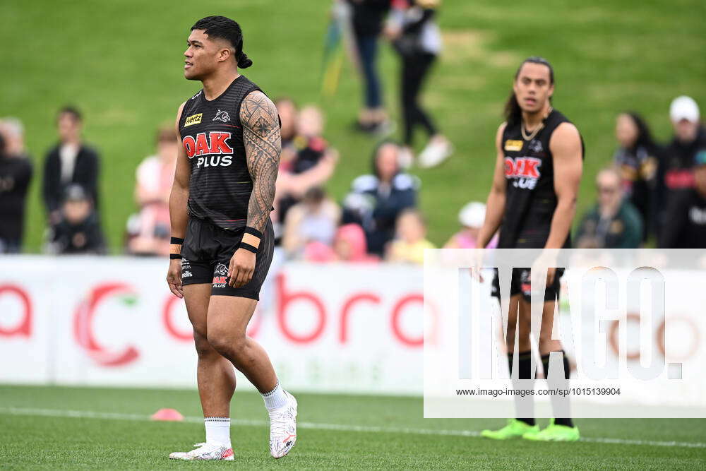 NRL PANTHERS TRAINING, Brian To o (left) and Jarome Luai during a ...