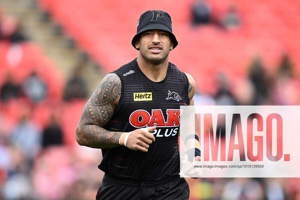 NRL PANTHERS TRAINING, Viliame Kikau during a Penrith Panthers NRL ...