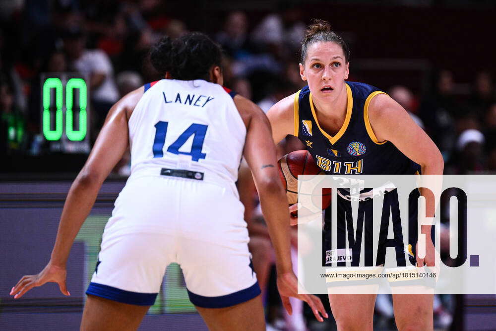 BASKETBALL USA BOSNIA, Andjela Delic of Bosnia and Herzegovina and ...