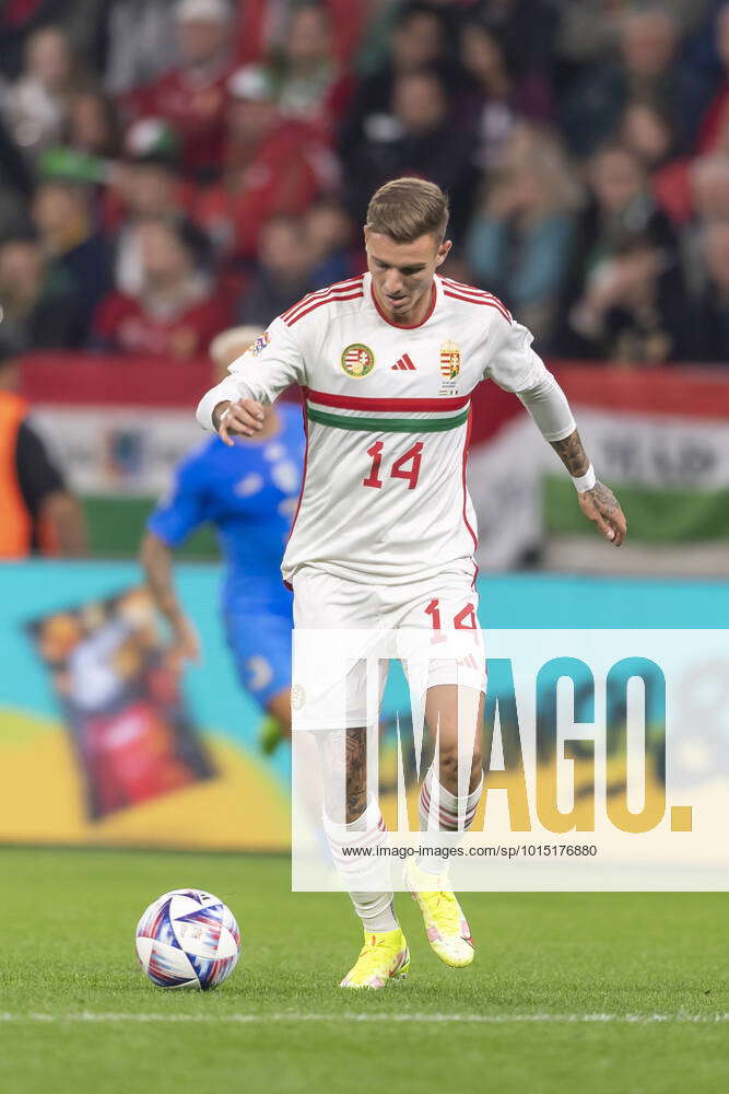 Bendeguz Bolla (Hungary) during the UEFA Nations League 2022-2023 match ...
