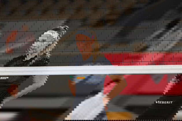 Beach Pro Tour Elite 16, Paris, 29 09 2022 Sandra Ittlinger GER , Karla ...