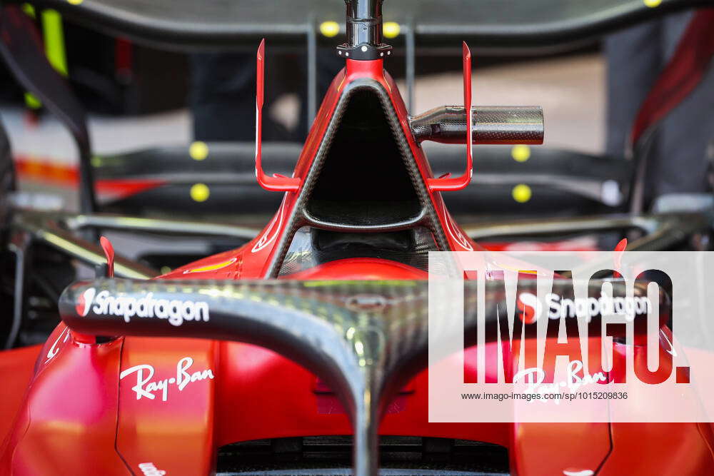 air intake Scuderia Ferrari F1-75, mechanical detail during the Formula ...