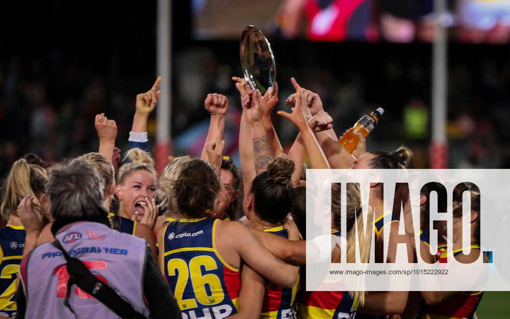 AFLW POWER CROWS, Crows celebrate victory during the AFLW Round 6 match ...