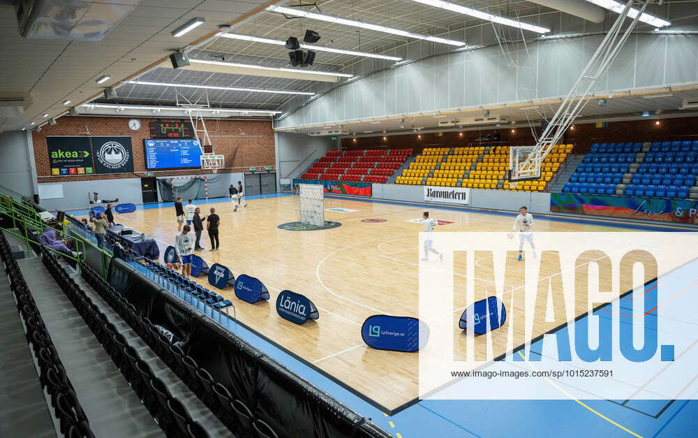 220930 Akea Arena before the basketball match in the mens SBL between ...