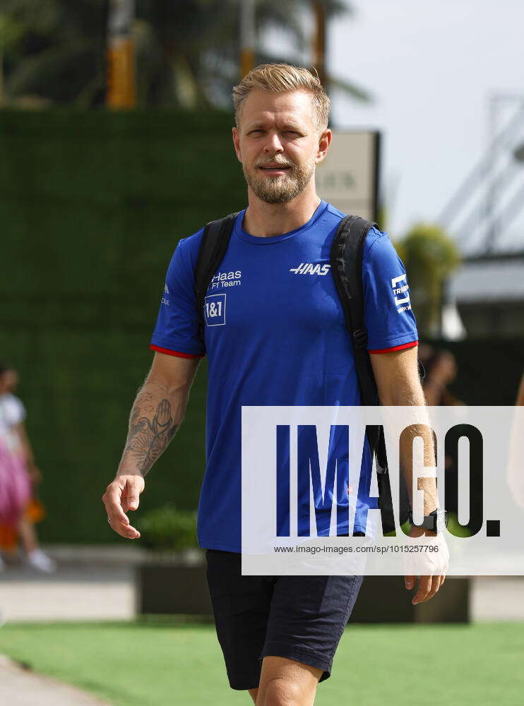 MAGNUSSEN Kevin, Haas F1 Team VF-22 Ferrari, portrait during the ...