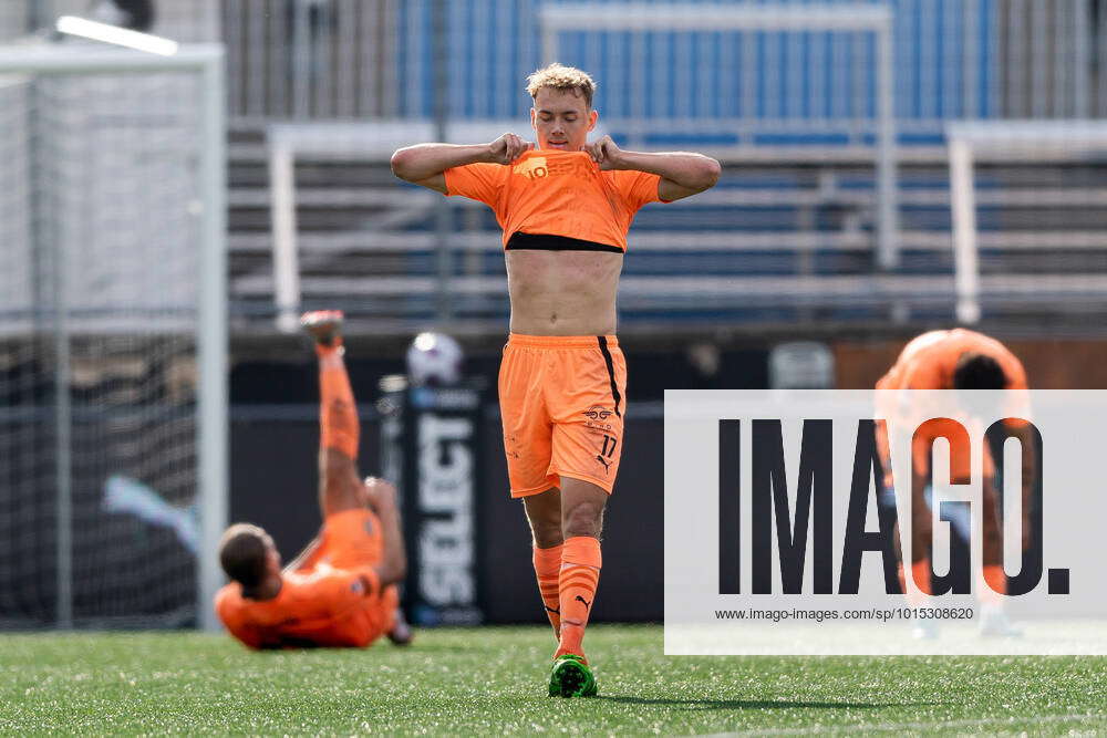 221001 AFC Eskilstunas Anton Ekeroth depresses after the football match ...